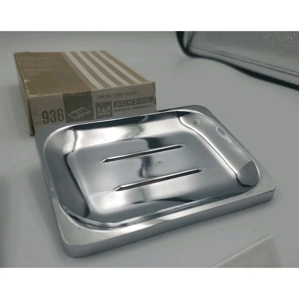Donner | Bath | Lot Of 3 Vintage Donner Chrome Soap Dishes Nos 98s ...